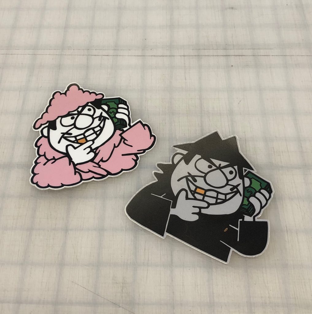 Custom Shape Decal Stickers - A Good Sign